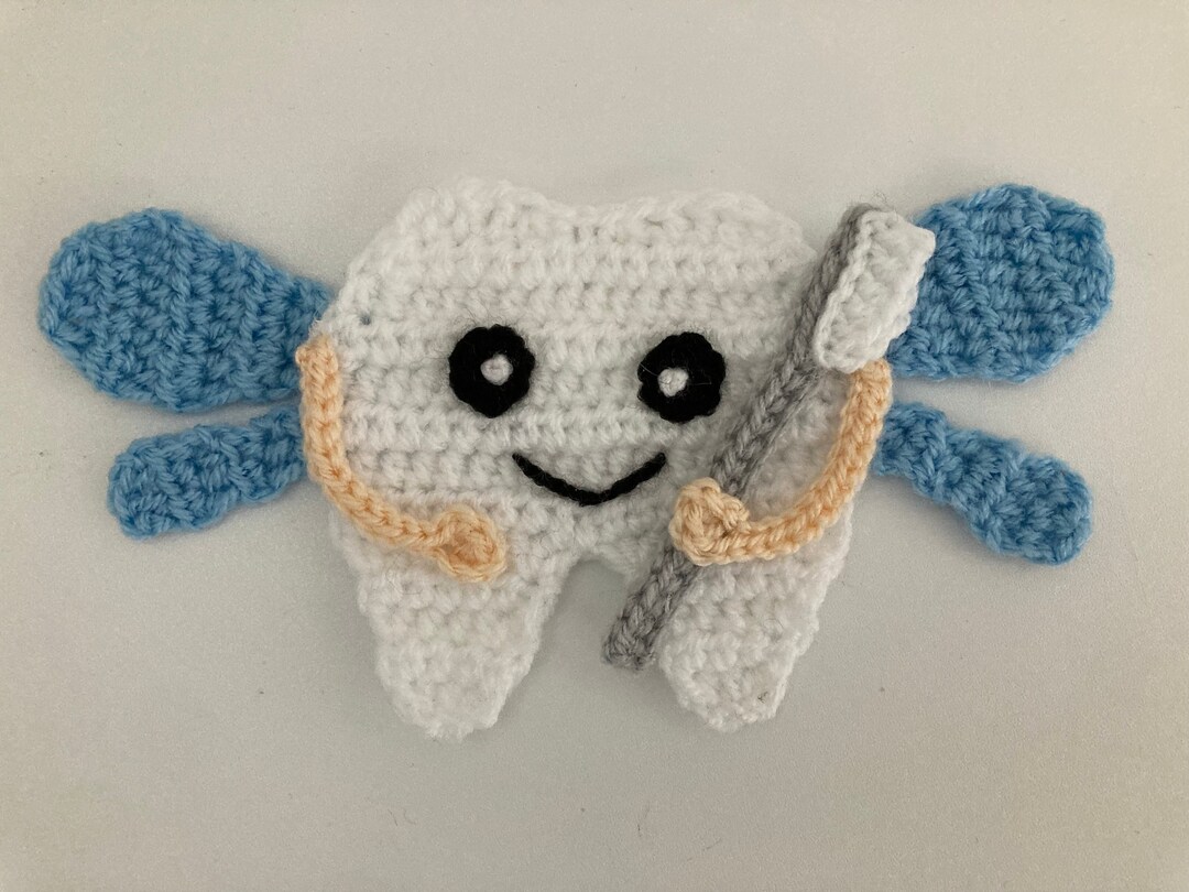 Tooth Crochet Applique Pattern Instant Pdf Download - Etsy