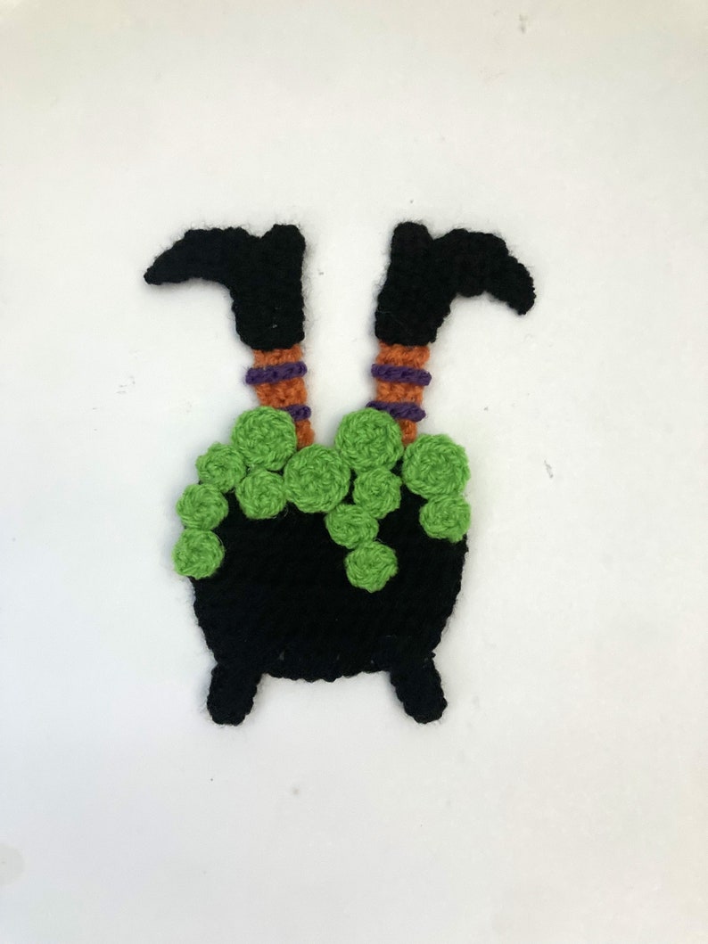 Cauldron Witch Crochet Applique Pattern Instant Pdf Download - Etsy