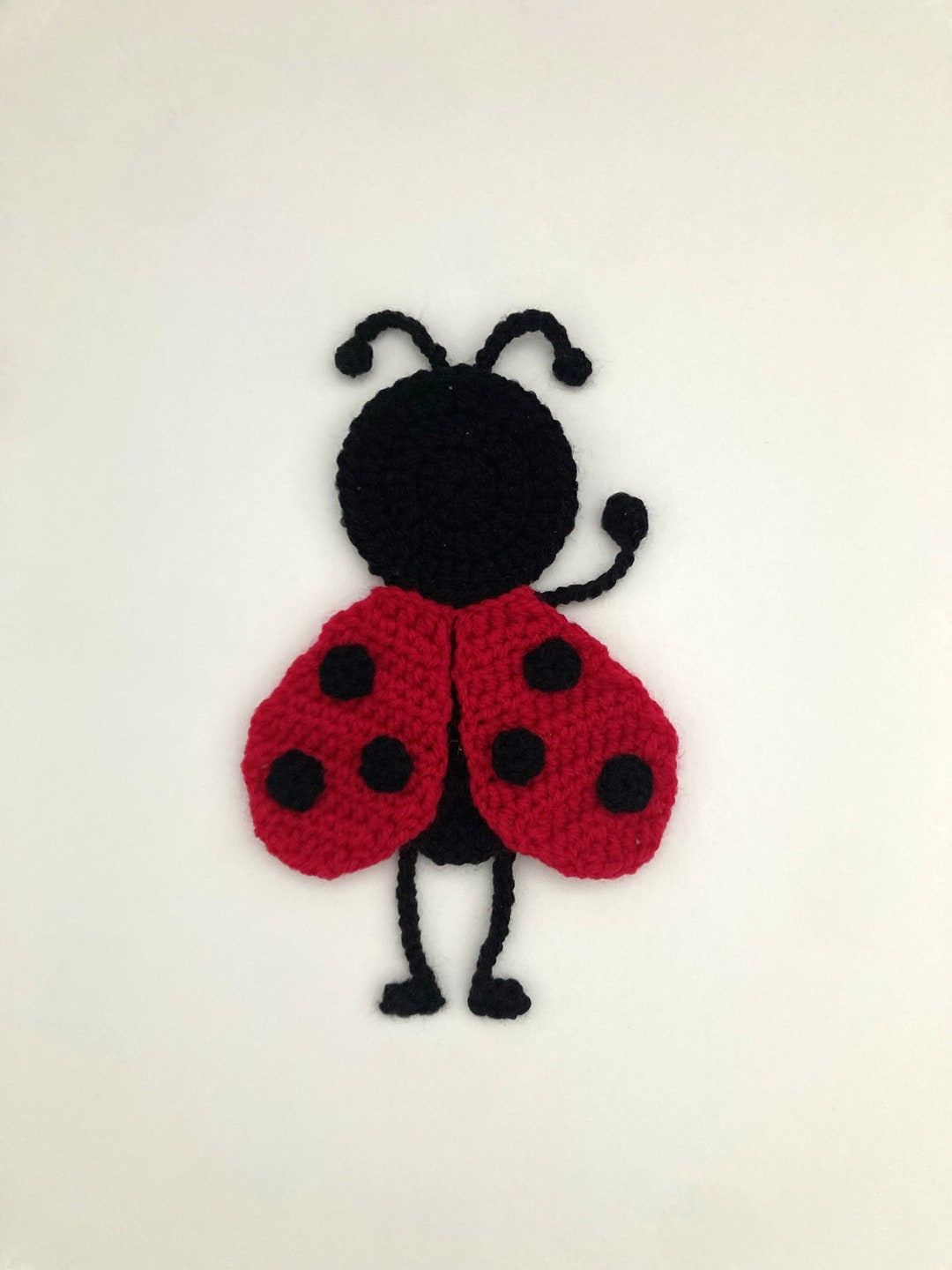 Ladybug Crochet Applique Pattern Instant Pdf Download - Etsy