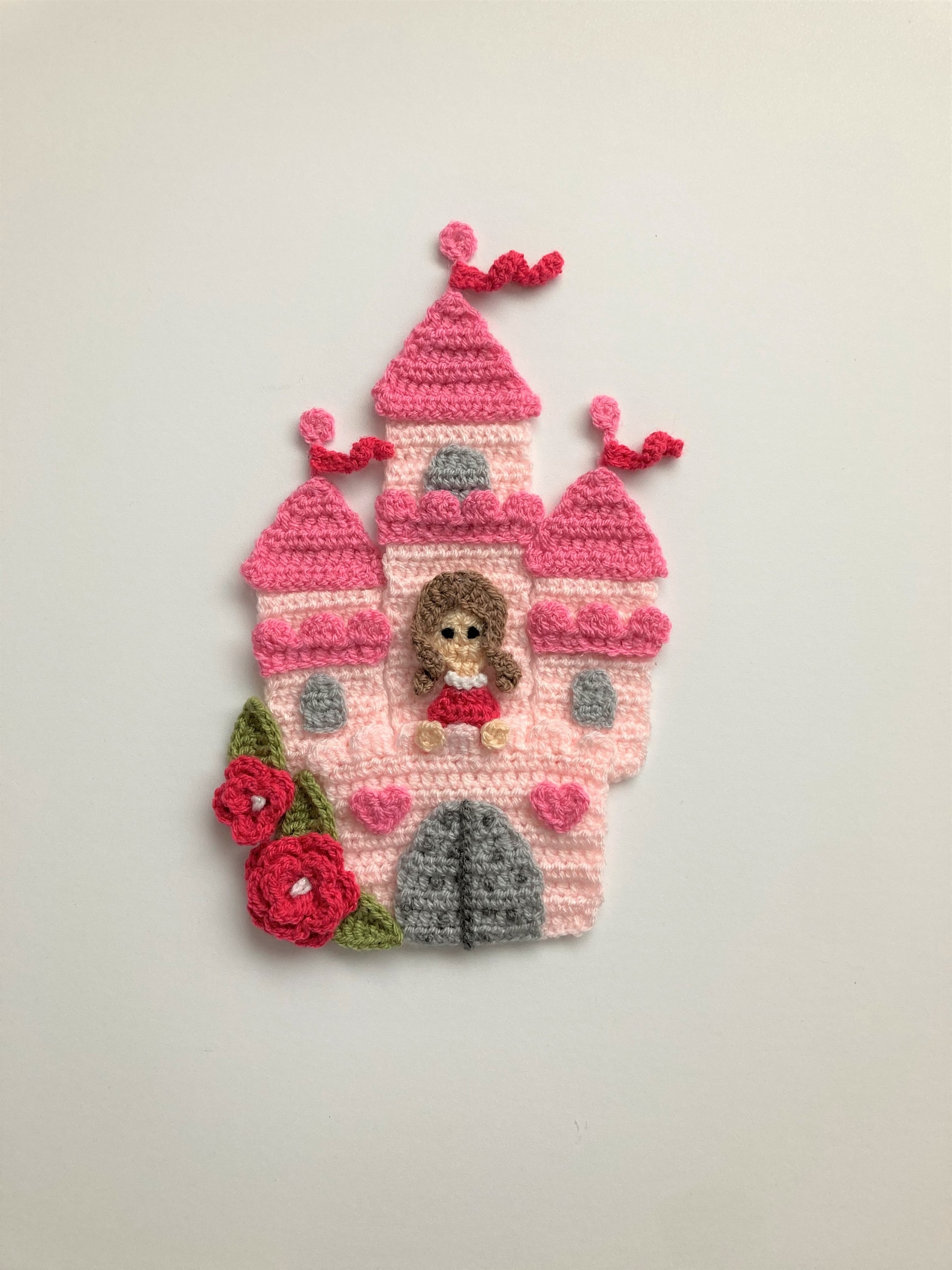 Princess Castle Crochet Applique Pattern Instant Pdf Download - Etsy