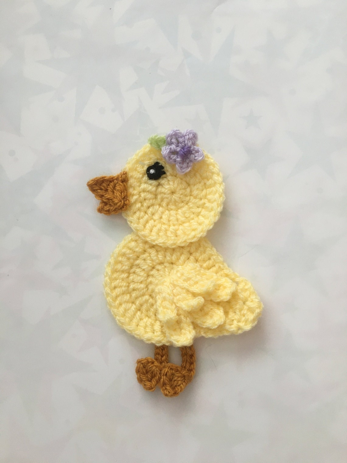 Crochet Pattern Duck Applique Pattern Instant Pdf Download - Etsy
