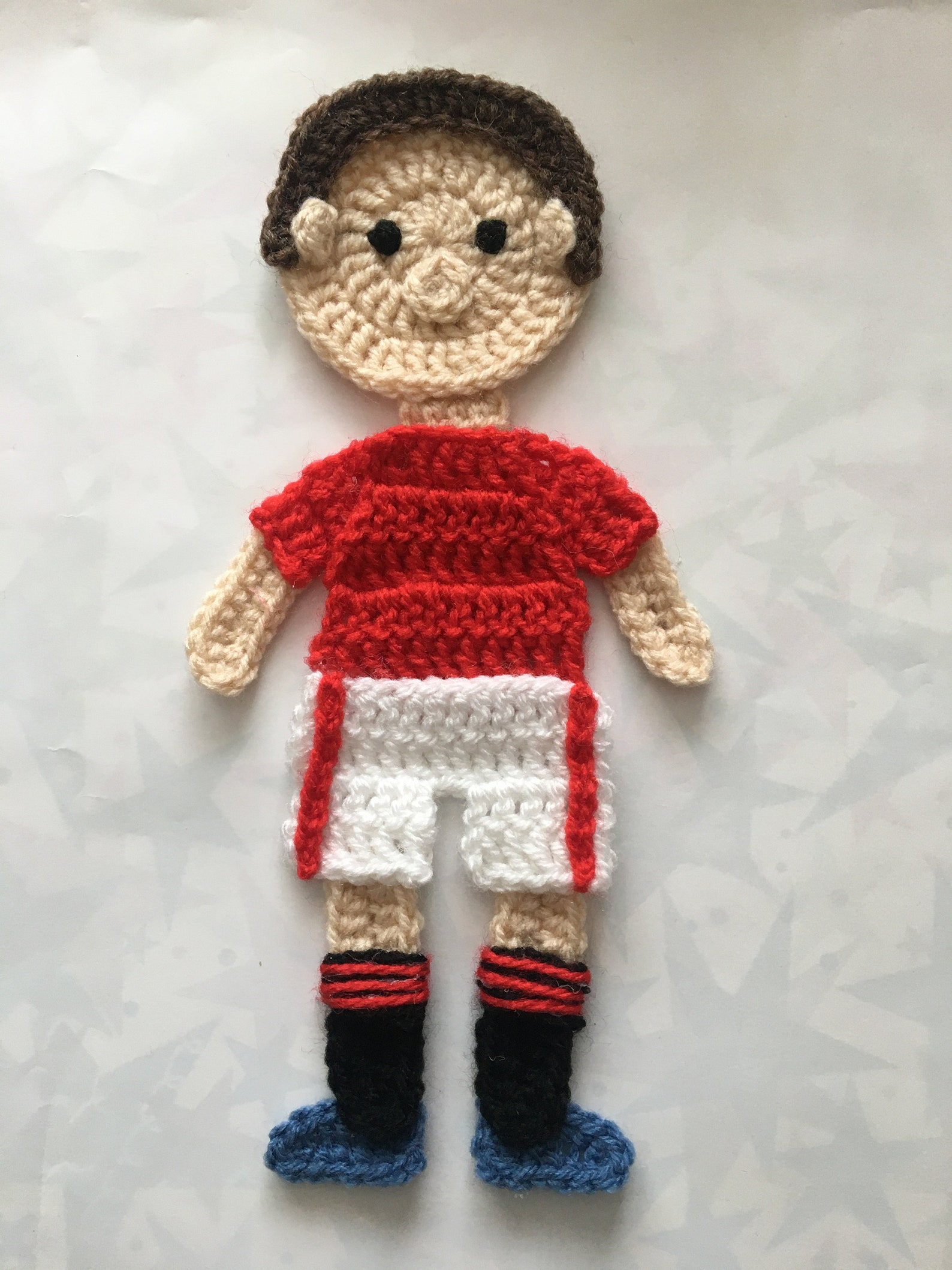 Crochet Pattern - Footballer With Football and Goalpost - Instant Pdf ...