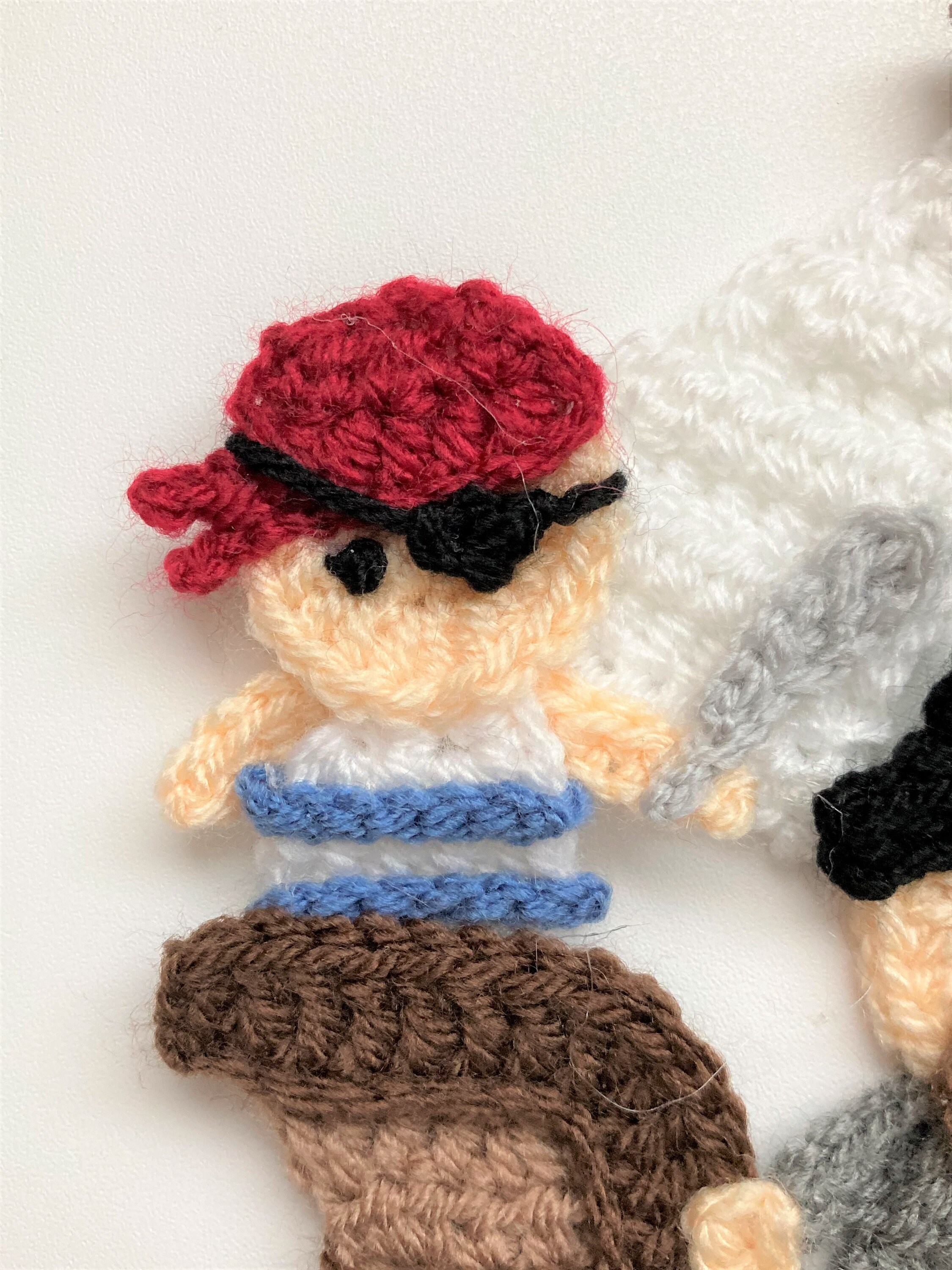 Pirate Ship Crochet Applique Pattern Instant Pdf Download - Etsy