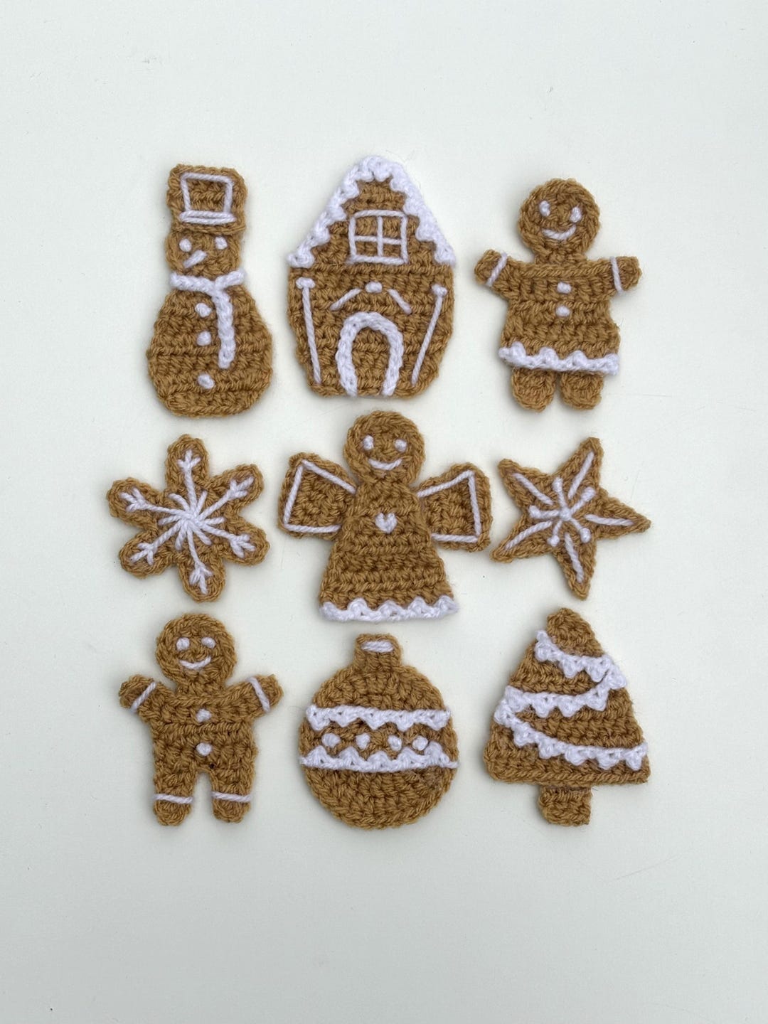 Gingerbread Minis Applique Pattern Pack - Etsy