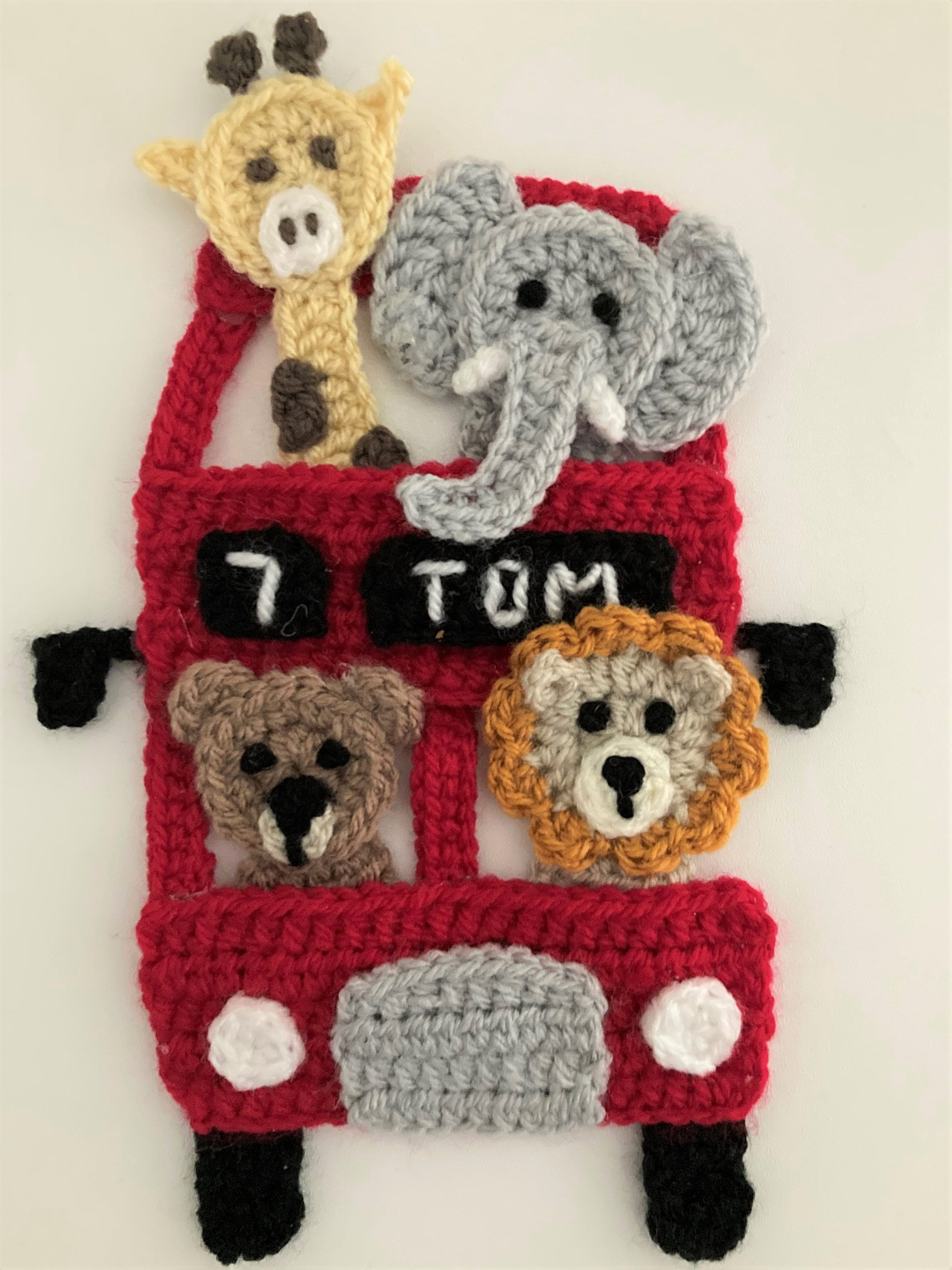 London Bus Applique Crochet Pattern Instant Pdf Download | Etsy