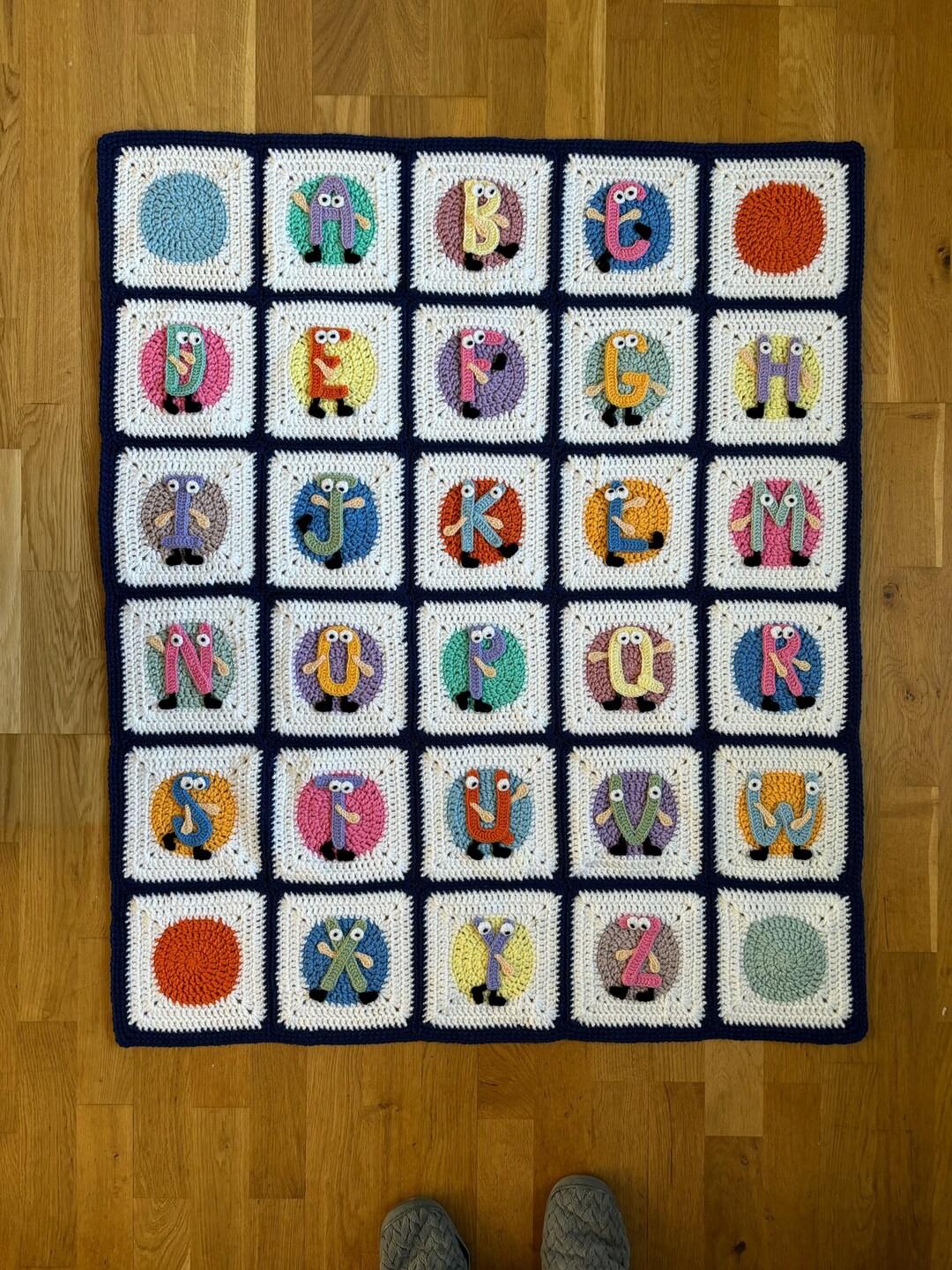 Alphabet Pals Blanket Crochet Pattern Instant Pdf Download - Etsy