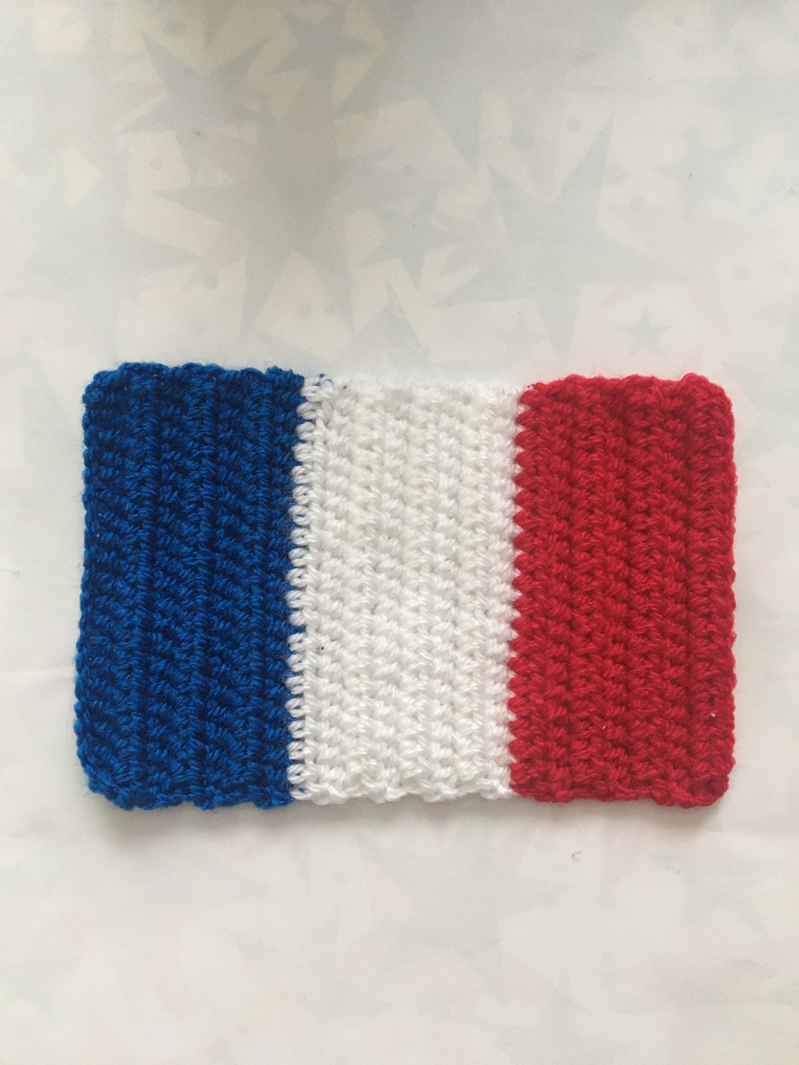 Crochet Pattern - France Flag With Eiffel Tower - Instant Pdf Download ...