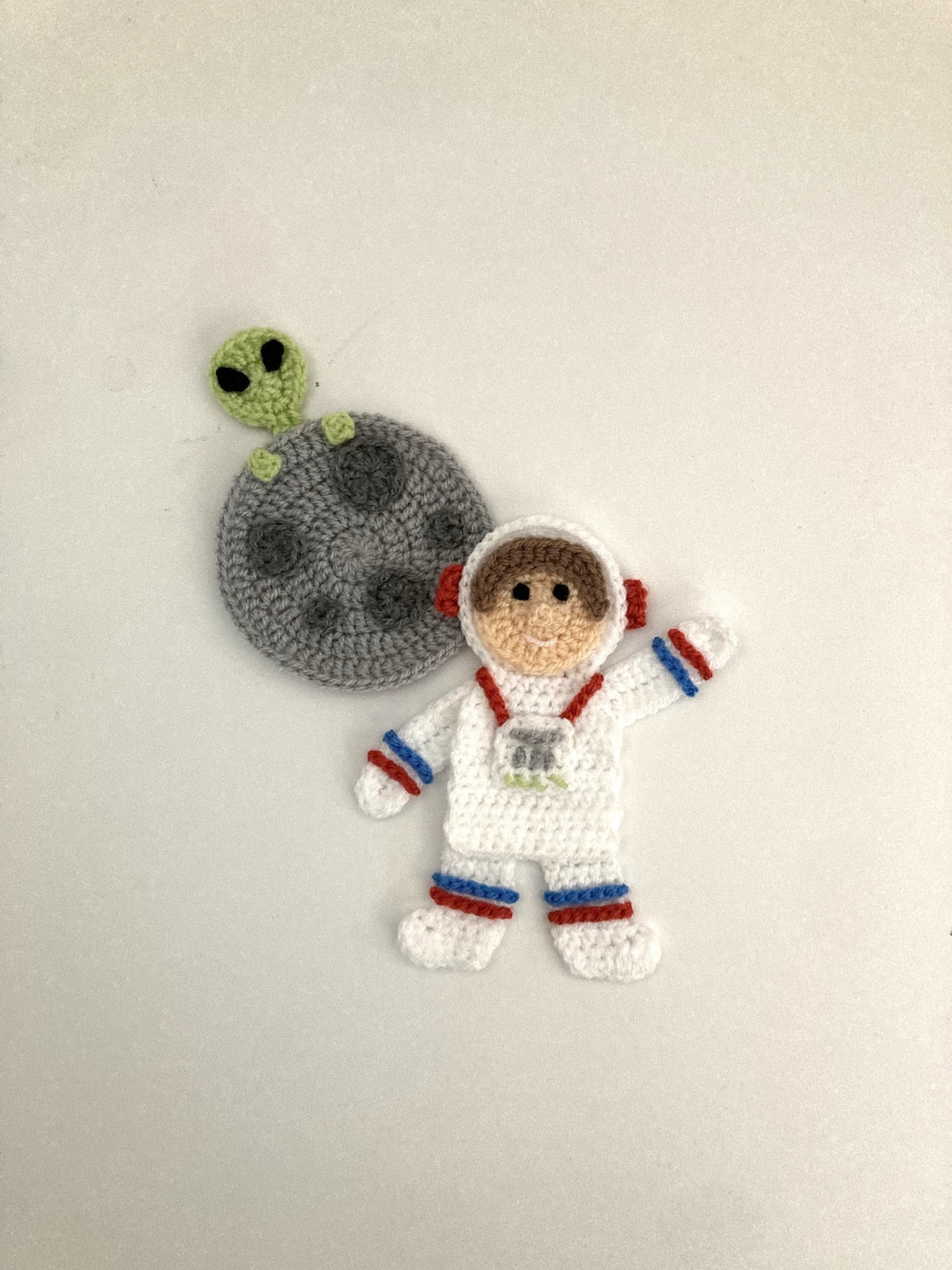 Astronaut Crochet Applique Pattern Instant Pdf Download - Etsy