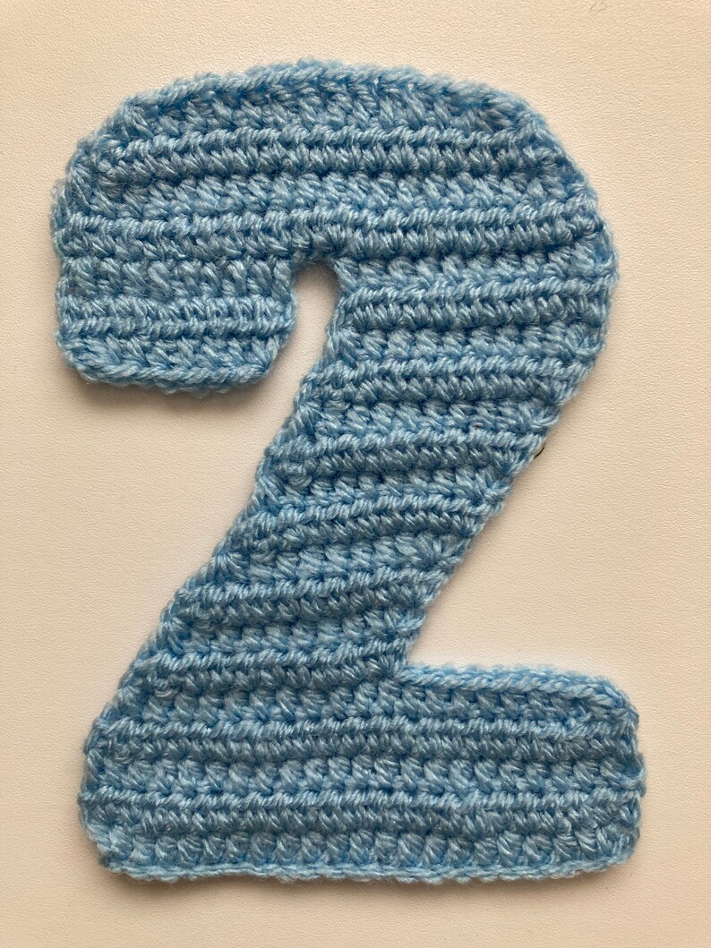 Large Number Pack Crochet Applique Pattern Instant Pdf Download - Etsy