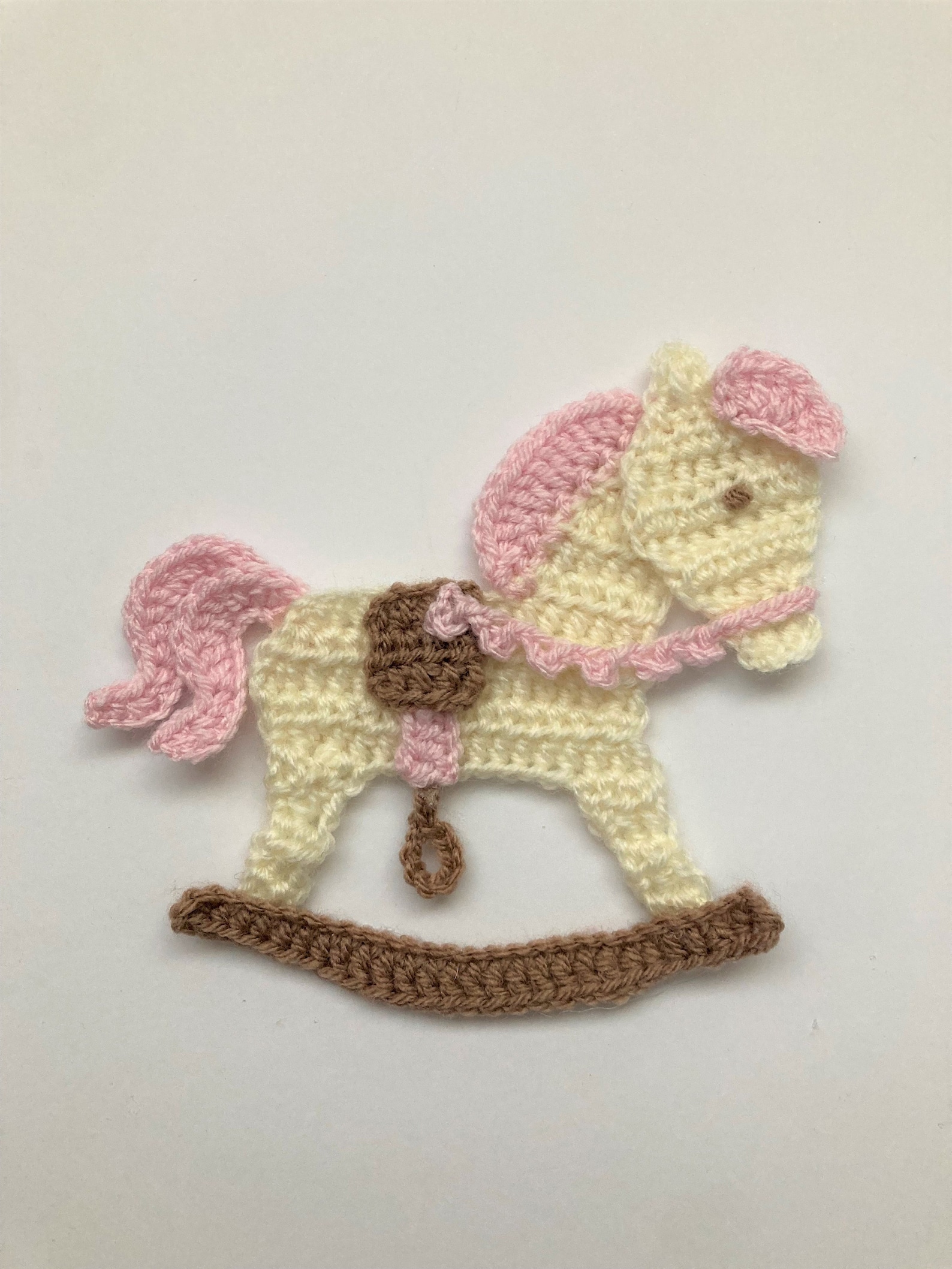 Rocking Horse Crochet Applique Pattern Instant Pdf Download - Etsy