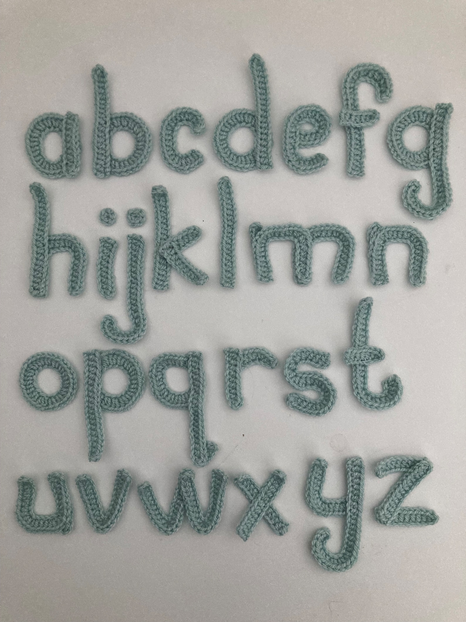 Alphabet Applique Crochet Applique Pattern Instant Pdf Download - Etsy