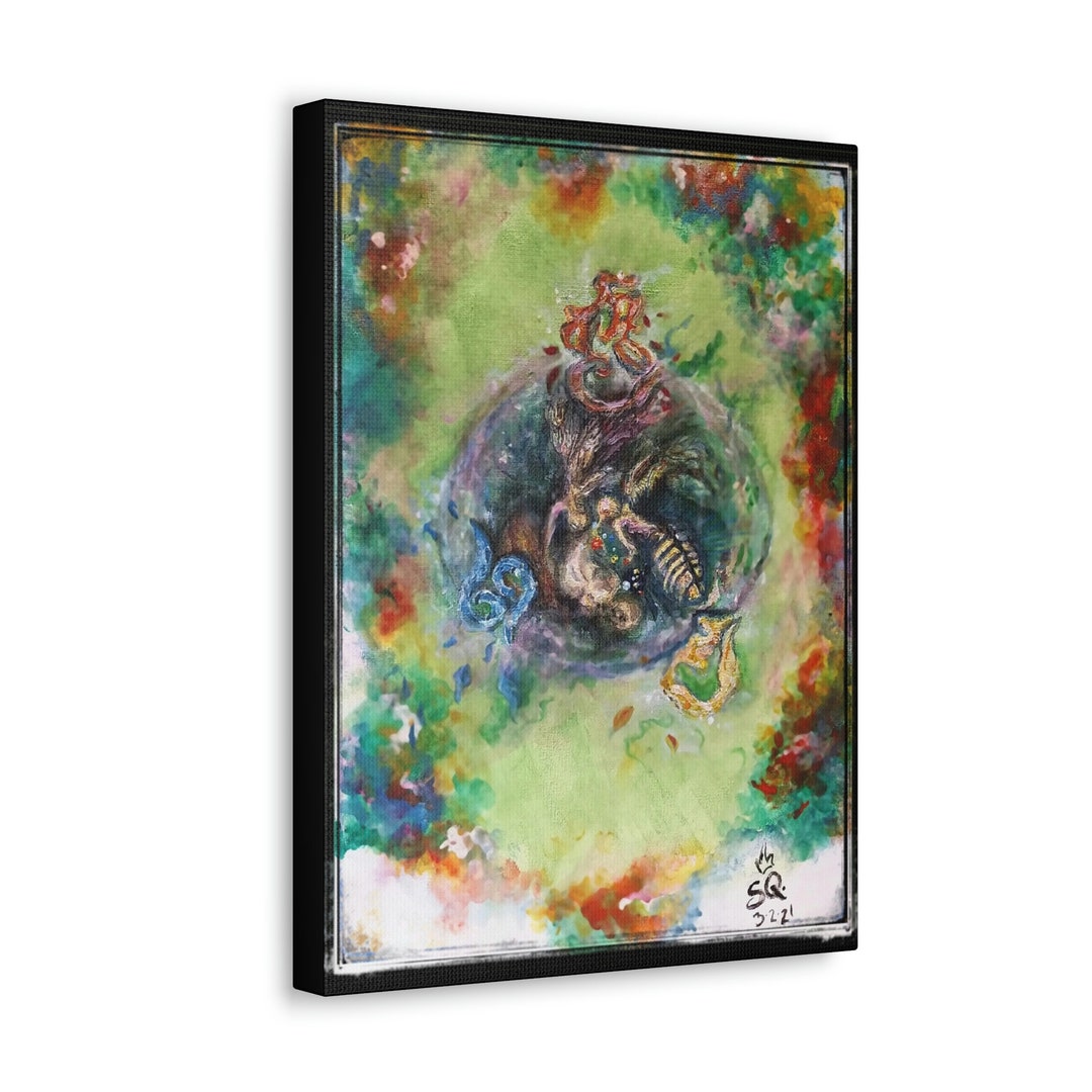 Canvas // Fayth of Magus Sisters VII // Final Fantasy X // Painting by ...