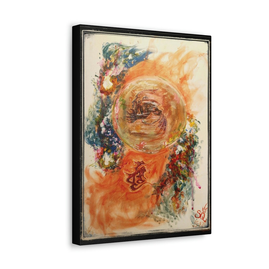 Canvas // Fayth of Ifrit II // Final Fantasy X // Painting by ...