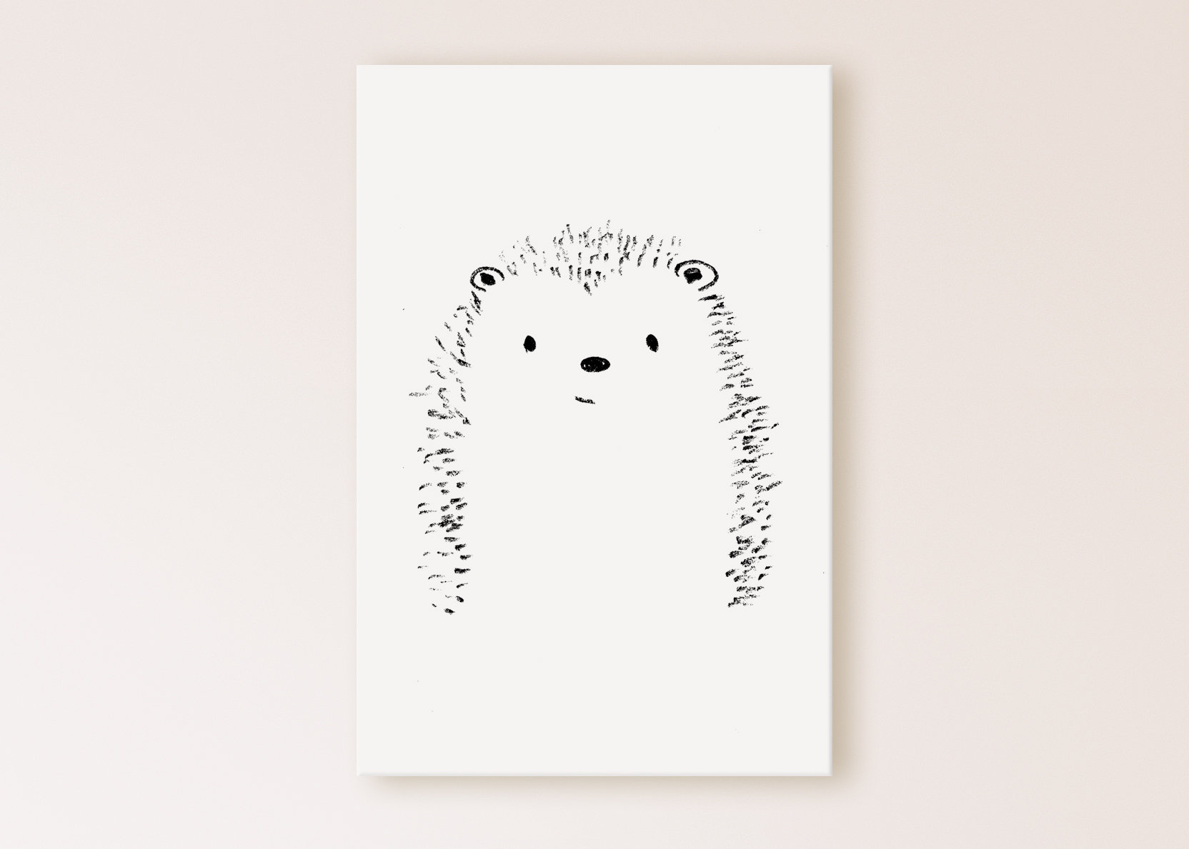 Hedgehog Drawing Nursery Prints Hedgehog Printable Hedgehog - Etsy