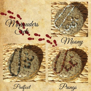 Marauders Jewelry Moony Necklace Padfoot Necklace Marauders Necklace ...