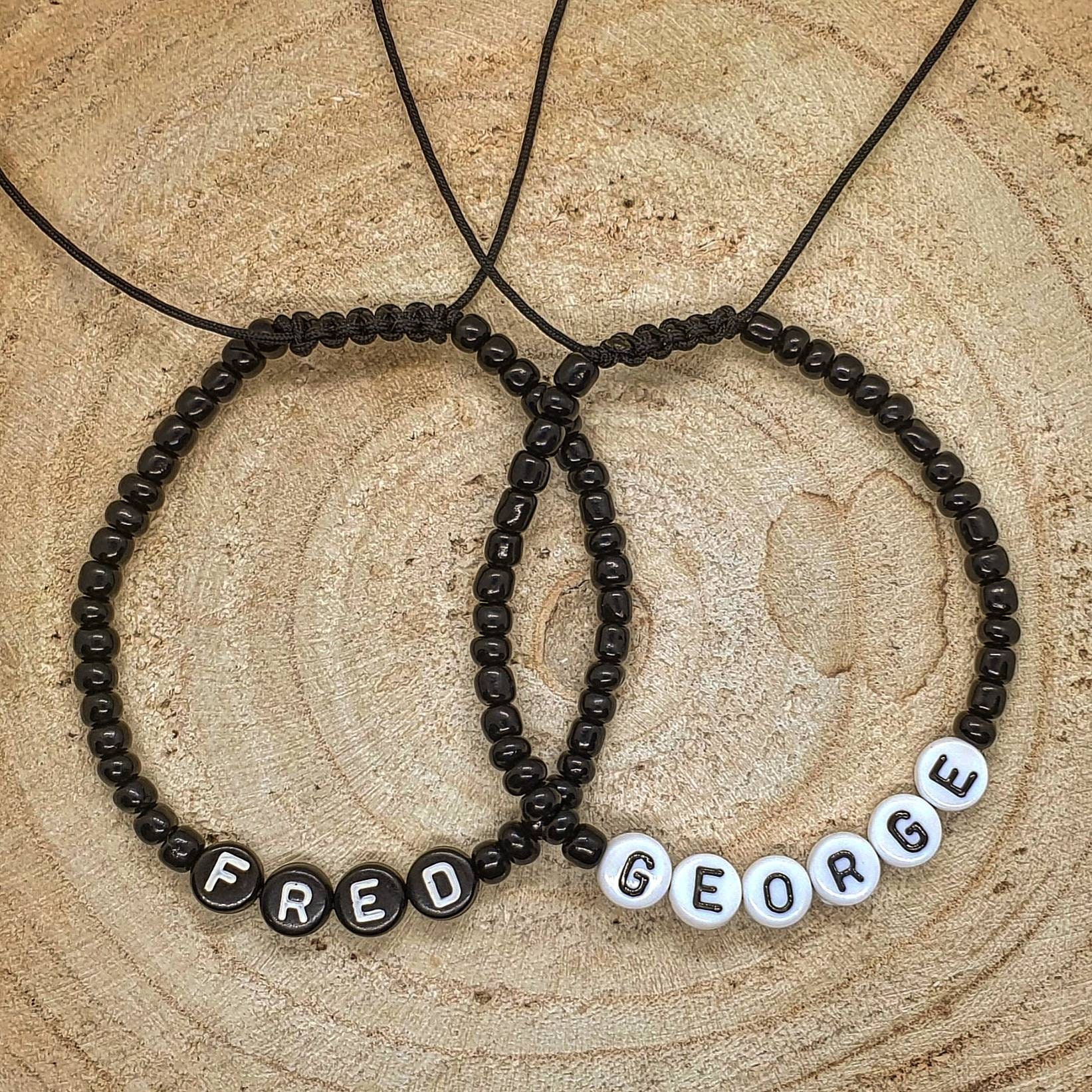 Fred and George Bracelets Set Fred Weasley Bracelet George | Etsy