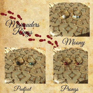Marauders Jewelry Moony Necklace Padfoot Necklace Marauders Necklace ...