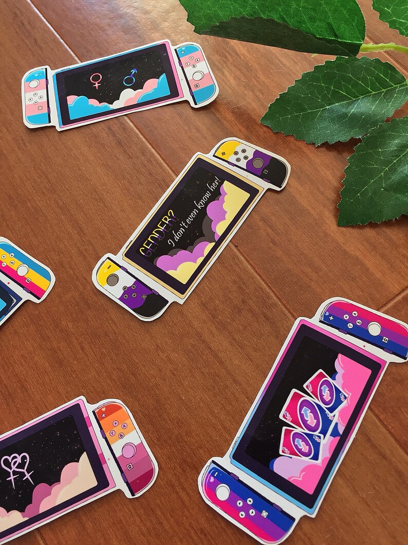 Pride-themed Nintendo Switch Stickers Hand-cut Stickers - Etsy Australia