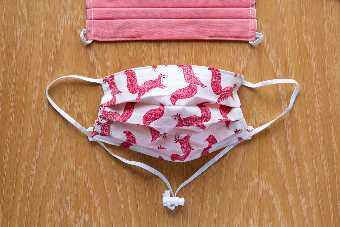 Adjustable Face Mask Squirrels - Etsy