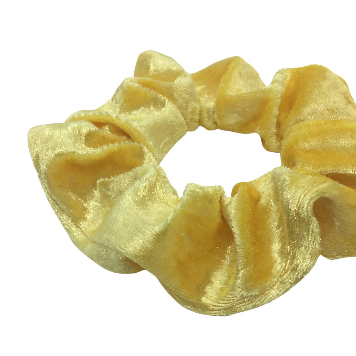 Yellow Velvet Scrunchie Luxe Scrunchie | Etsy