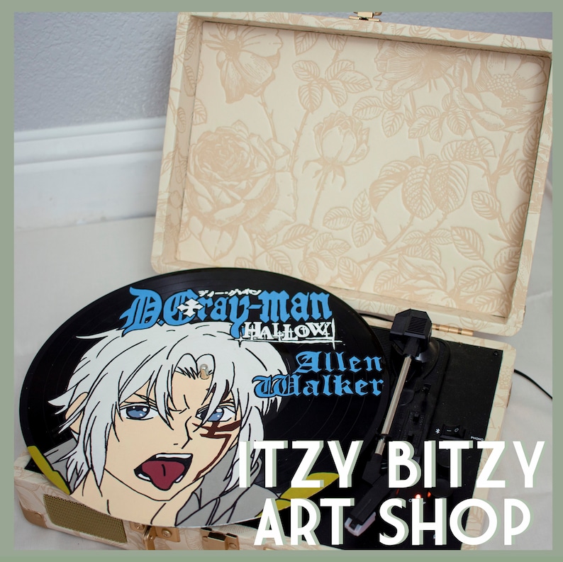 Customizable Hand Painted Anime Fanart 12 Vinyl Record | Etsy