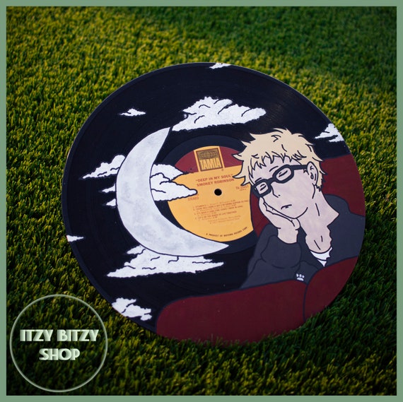 Customizable Hand Painted Anime Fanart 12 Vinyl Record | Etsy