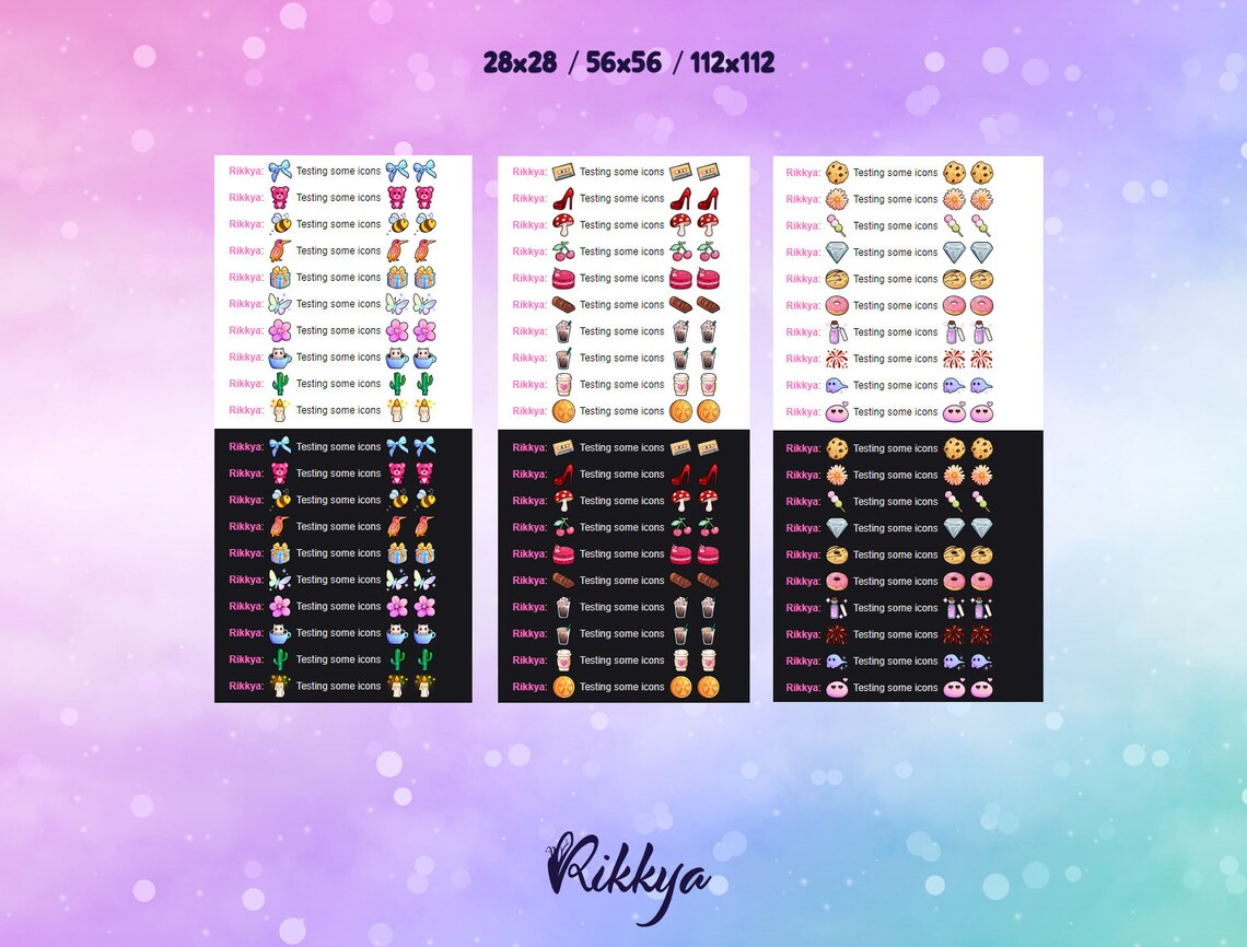 Twitch Sub Emote Mega Pack 60 Emotes Instant Download / P2U. Premade ...