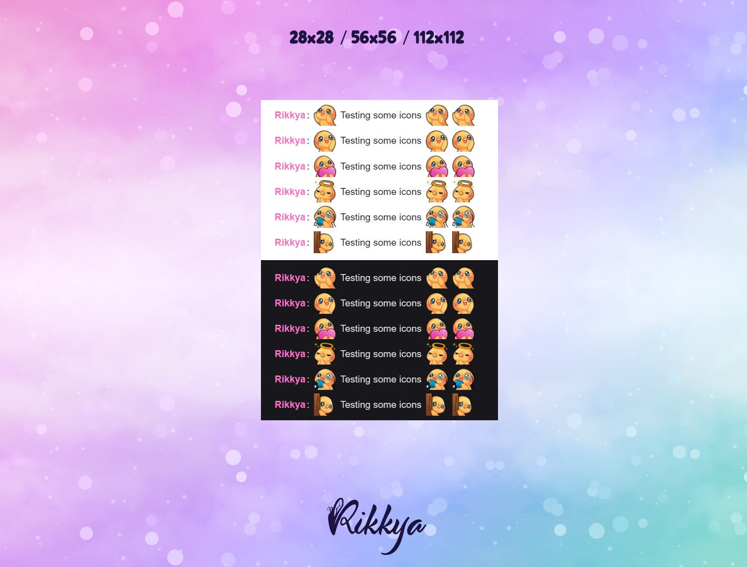 Pack Twitch Sub Emote/badge Cute Little Yellow Chicks Instant Download ...