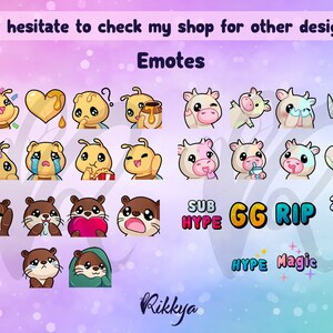 Twitch Emote - Cute Ladybug Pack 2 - Instant Download / P2U. Premade ...