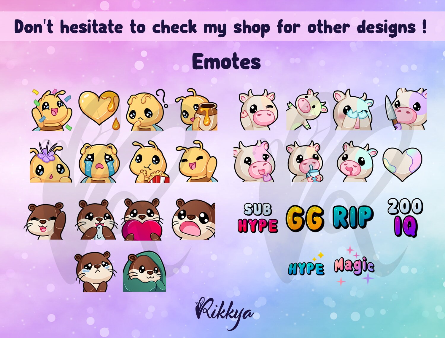 Pack Twitch Sub Emote/badge Blue Penguin/ice Cream Instant Download ...