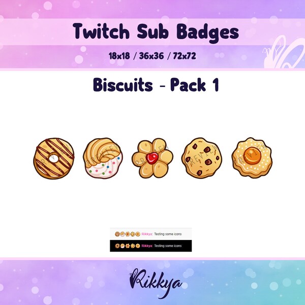 Pixel Peepo Sub/bit Badges - Etsy Canada