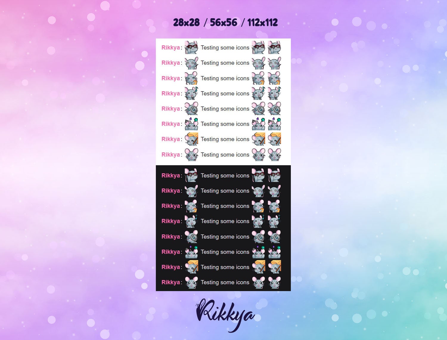 Twitch Emote Grey Mouse Pack 4 Instant Download / P2U. Premade Stream ...