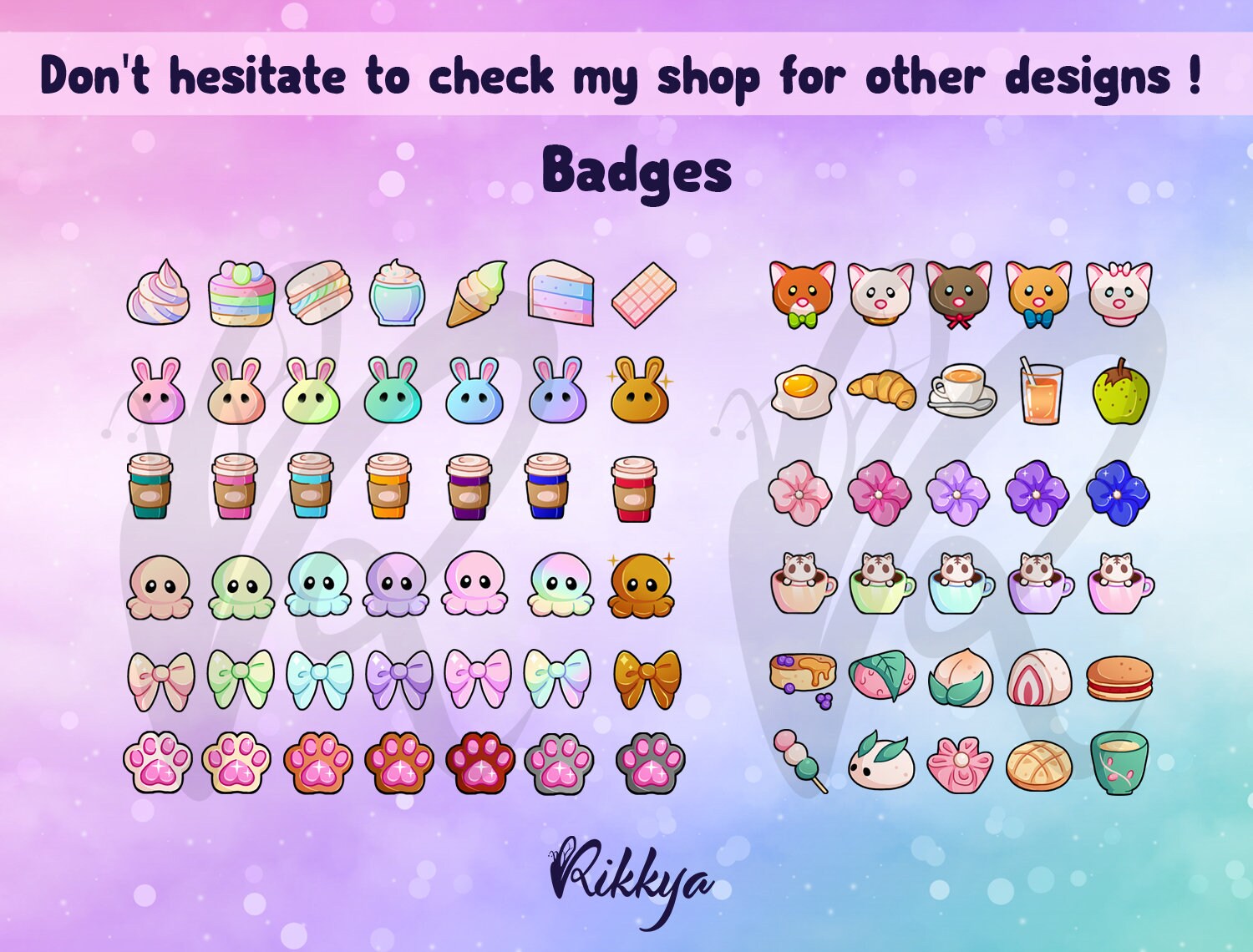 Twitch Emote Otter Pack 2 Instant Download / P2U. Premade Stream Design ...