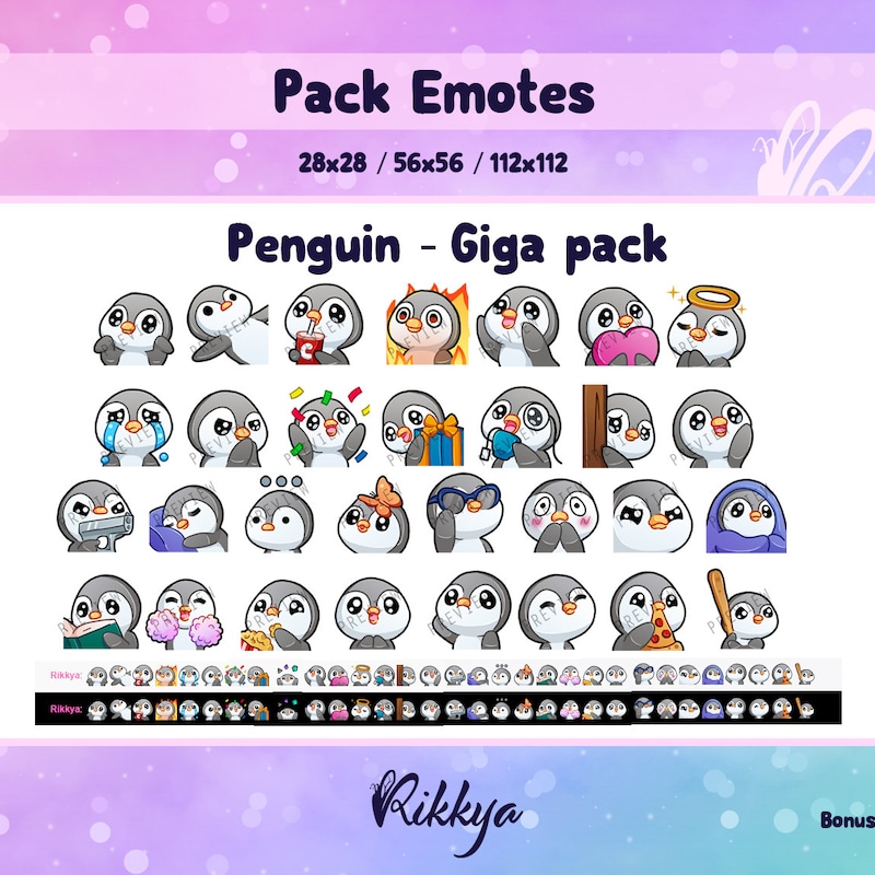 Emotes for Twitch 112x112 - Etsy