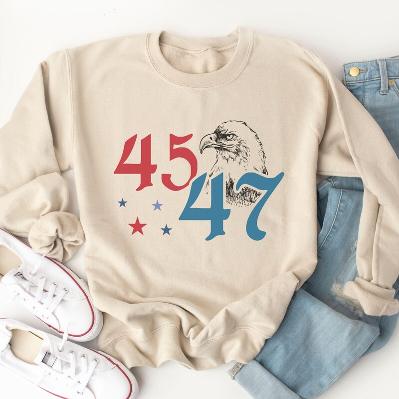 45 47 Trump Sweater - Etsy