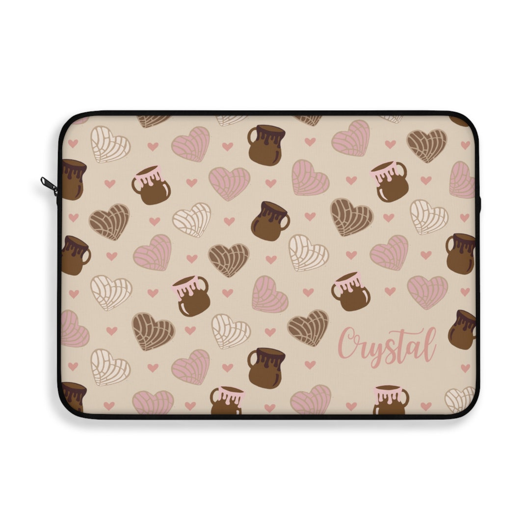 Personalized Concha Laptop Sleeve-pan Dulce Y Cafecito-mexican Sweet ...