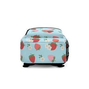 Laptop Backpack/travel Backpack/strawberry Backpack/cute Student ...