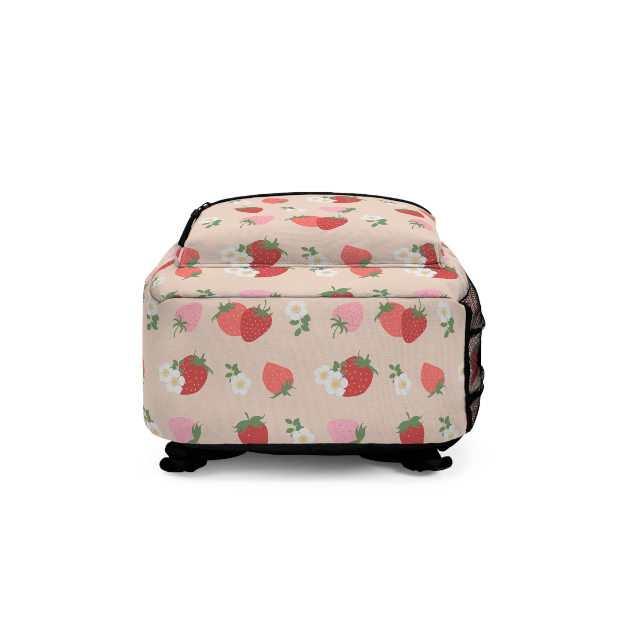 Strawberry Backpack/back to School/strawberry Print Laptop Backpack ...