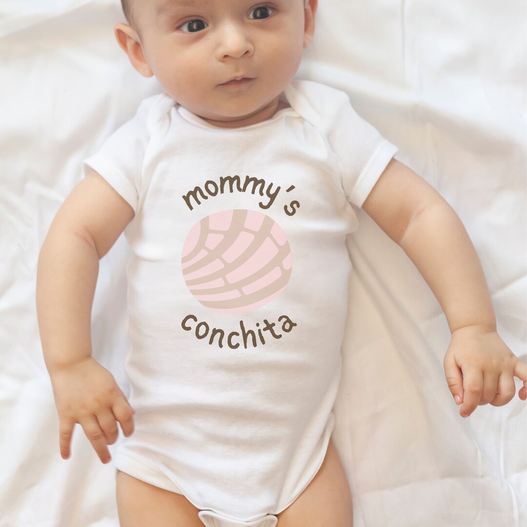 Pink Concha Baby One Piece Bodysuit/infant Pan Dulce Shirt/mommy's ...