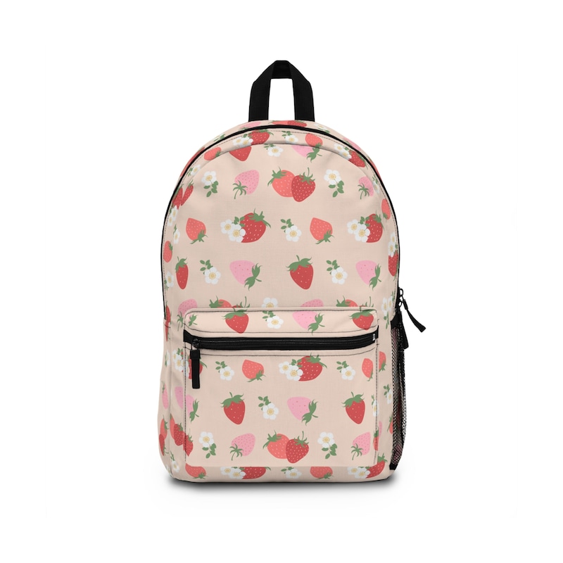 Strawberry Backpack - Etsy