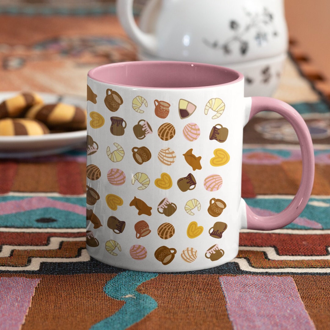 Pan Dulce Mug/concha Mug/cute Coffee Mug Gift for - Etsy