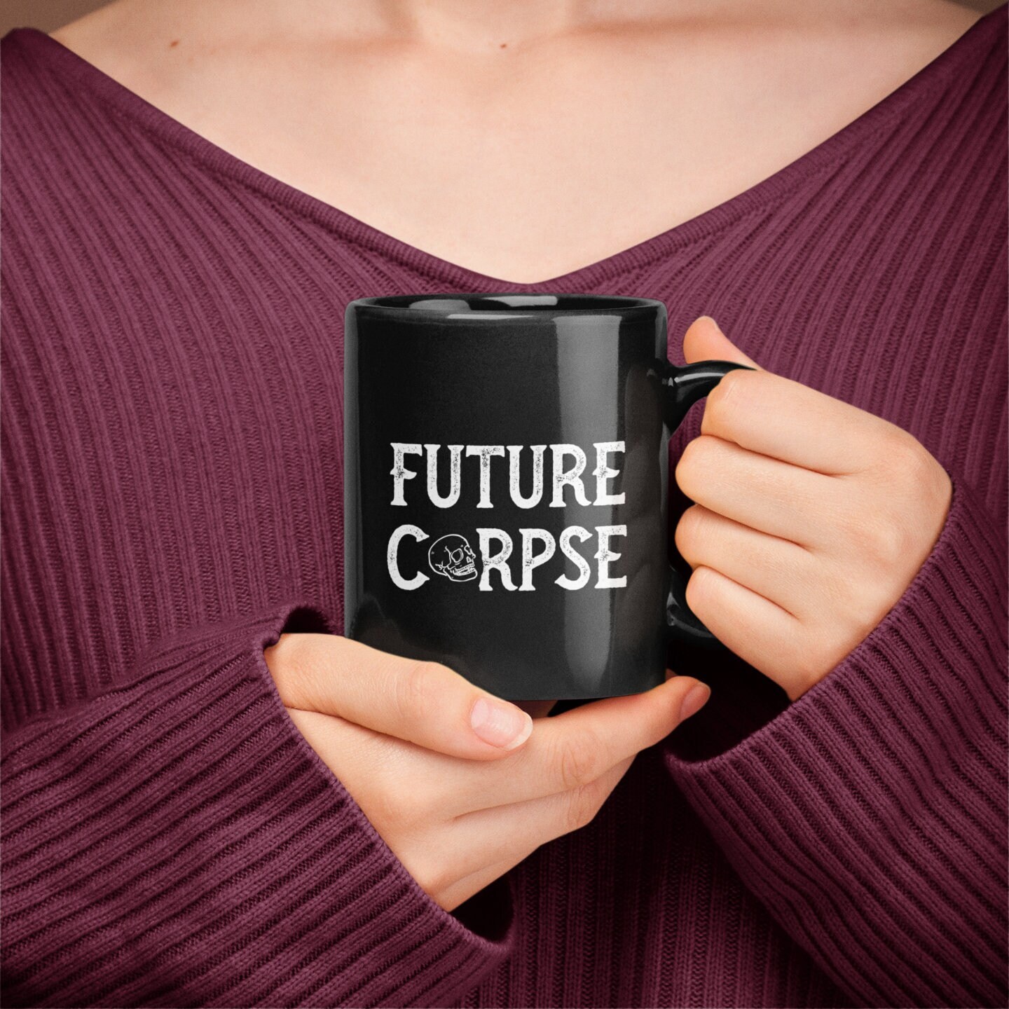 Future Corpse Black Coffee Mug Halloween Coffee Mug Halloween - Etsy
