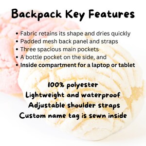 Pan Dulce Backpack/mexican Sweet Bread Student Backpack/adult Backpack ...