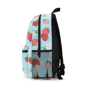 Laptop Backpack/travel Backpack/strawberry Backpack/cute Student ...