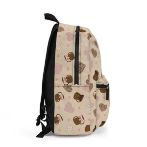 Pink Heart Concha Backpack/pan Dulce Student Backpack/mexican Sweet ...