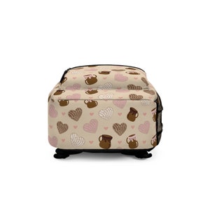 Pink Heart Concha Backpack/pan Dulce Student Backpack/mexican Sweet ...
