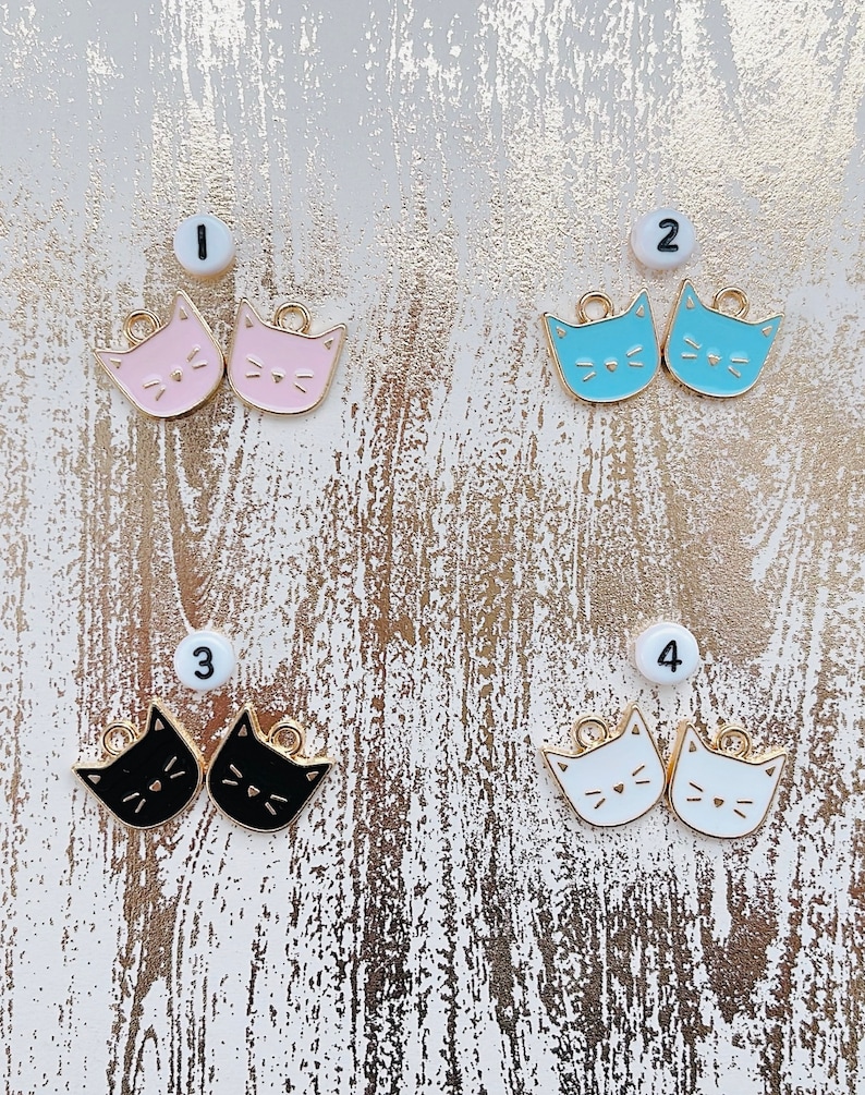 24K Personalized Kitty Braceletcustom Name Cat - Etsy