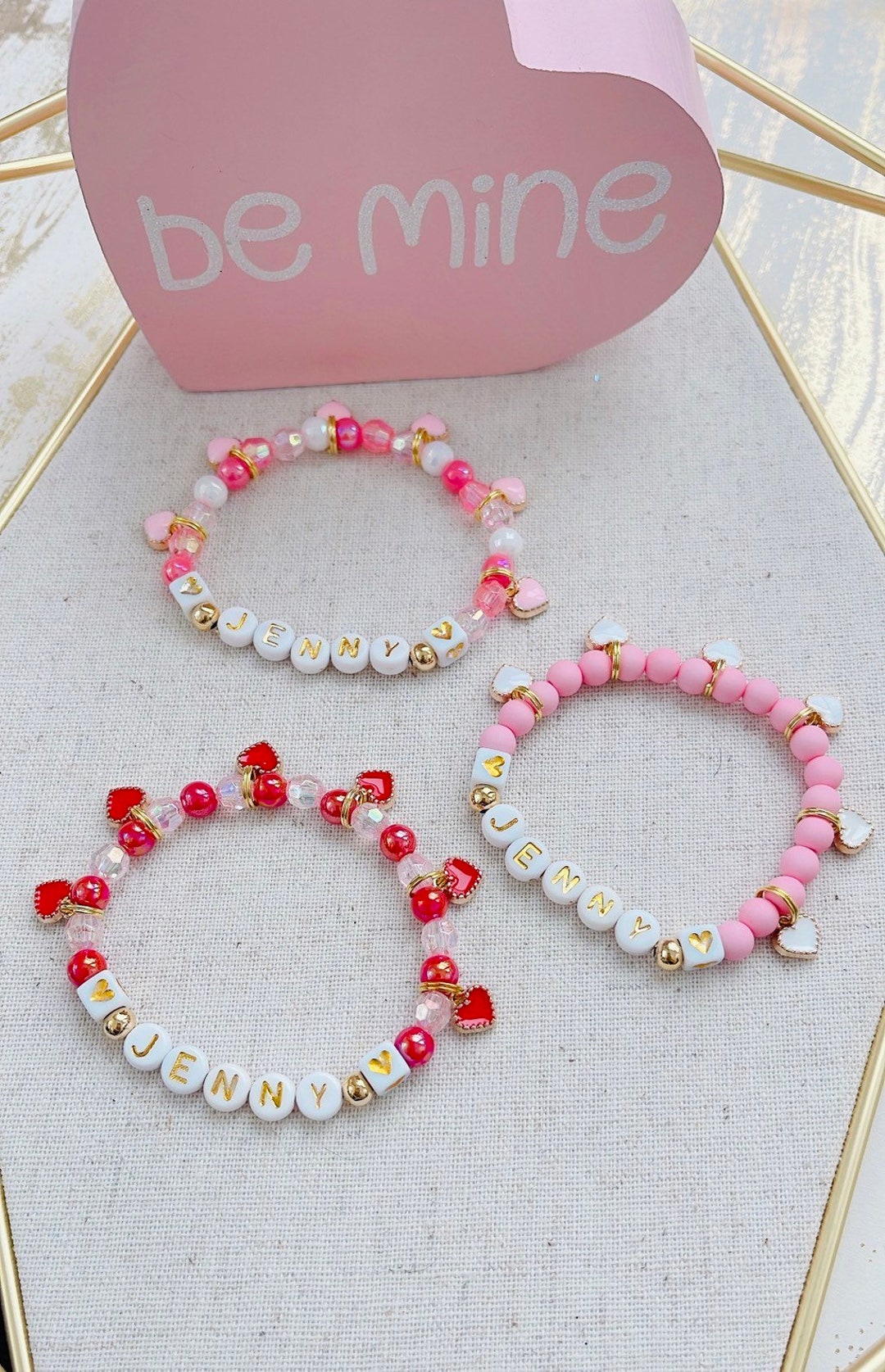 24K Personalized Valentine’s Day Bracelet | Valentine’s Day Gift ...
