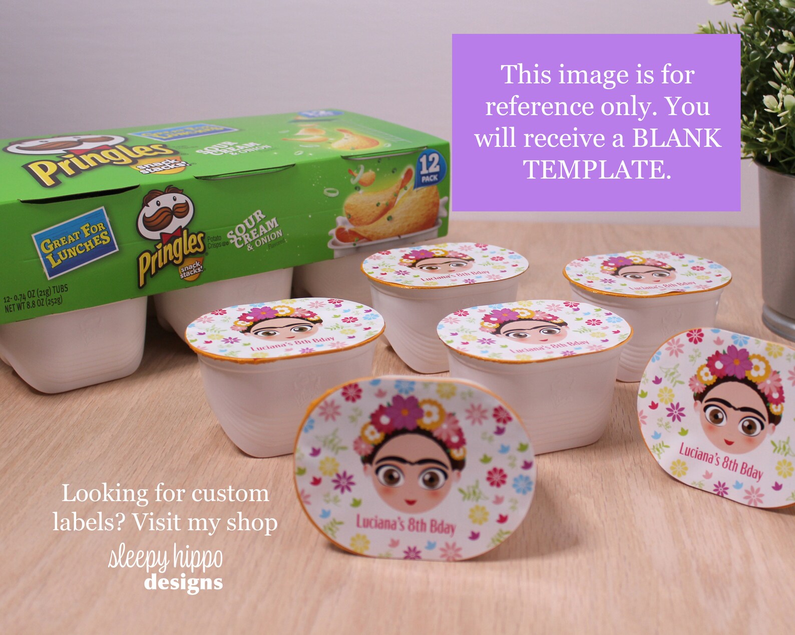 Pringles Snack Stack Label Pringles Snack Stack Sticker | Etsy