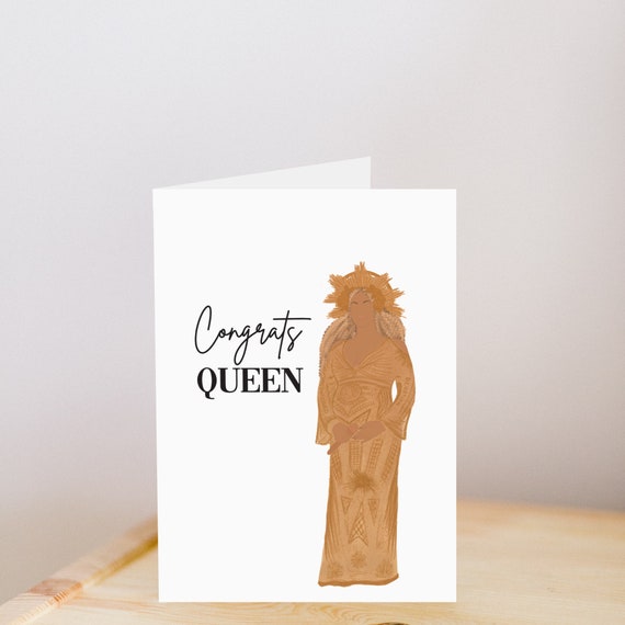 Printable Beyonce Congratulations Card / QUEEN - Etsy Canada